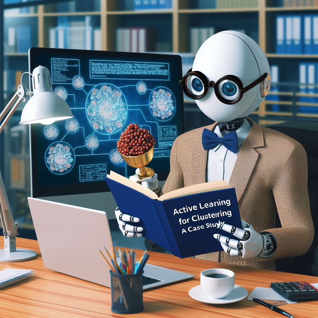 Active Learning for Clustering: A Case Study