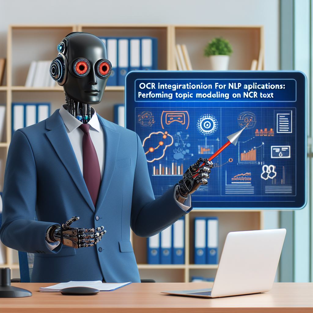 OCR Integration for NLP Applications: Performing Topic Modeling on OCR Text OCR Integration for NLP Applications: Performing Topic Modeling on OCR Text